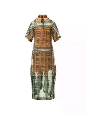 Biyan Graphic-print Silk-blend Maxi Dress