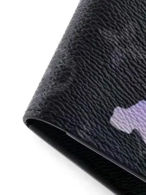 LOUIS VUITTON Pocket Organizer Sunrise Monogram Eclipse Canvas Card Holder
