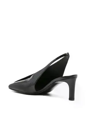 JIL SANDER 70mm Leather Slingback Pumps