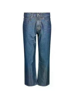 Our Legacy Third Cut Faded Straight-leg Jeans - Blue