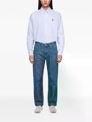 Our Legacy Third Cut Faded Straight-leg Jeans