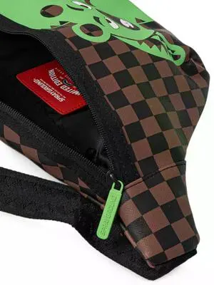 SPRAYGROUND Check-pattern Graphic-print Belt Bag