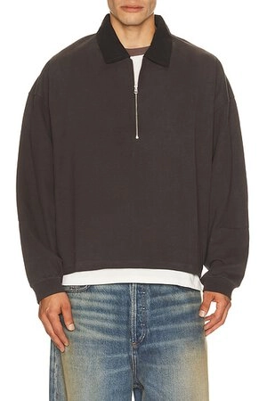 AGOLDE Darius Polo Sweater - Forge