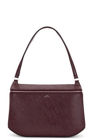 TOTEME Clip Palmellato Patent Shoulder Bag