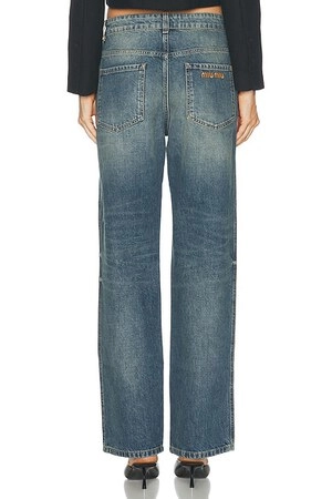 Miu Miu Low Waisted Wide Leg