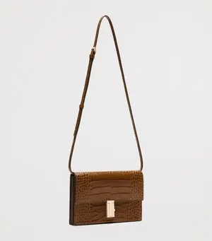 TOM FORD Mini Croc-embossed Leather Mia Shoulder Bag