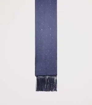 TOM FORD Silk Studded Scarf