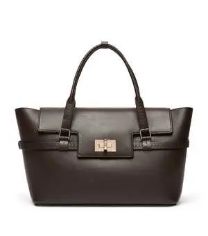 Max Mara Leather Margeux Top-handle Bag