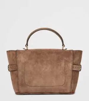 Max Mara Mini Suede Margaux Top-handle Bag
