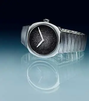 H. MOSER & CIE Stainless Steel Streamliner Two Hands Watch