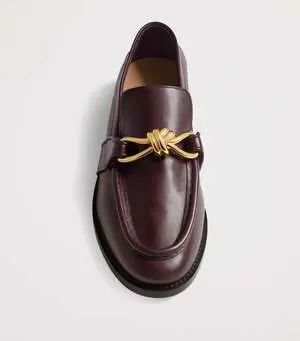 Bottega Veneta Leather Astaire Loafers