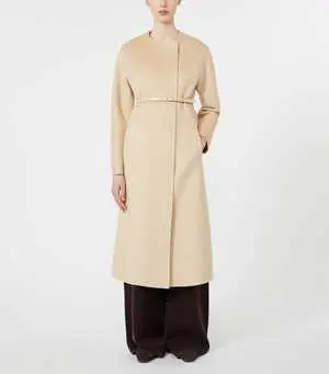 Max Mara Camel-mohair Wrap Coat