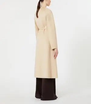 Max Mara Camel-mohair Wrap Coat