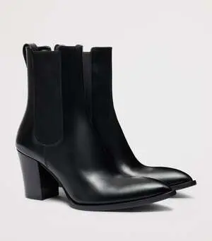 TOM FORD Leather Dagger Ankle Boots 80