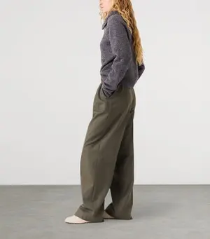 Maje Yak-blend Quarter-zip Sweater