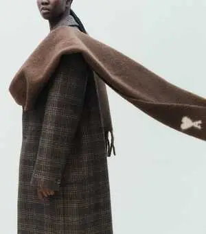AMI Paris Alpaca-blend De Coeur Scarf