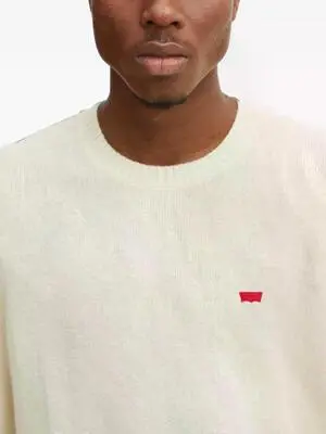LEVI'S Logo-embroidery Crew-neck Jumper