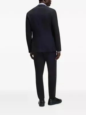 BOSS Slim-fit Blazer In Micro-patterned Stretch Jersey