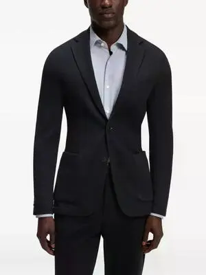 BOSS Slim-fit Blazer In Micro-patterned Stretch Jersey