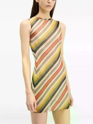JEAN PAUL GAULTIER Retro Stripe Short Dress