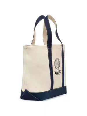Sporty & Rich Yale Logo-print Tote Bag - Neutrals