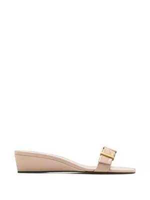 Khaite Metallic Sandals For Women