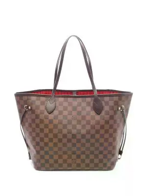 LOUIS VUITTON Mm 2020 Neverfull Damier Ebène Tote Bag - Brown
