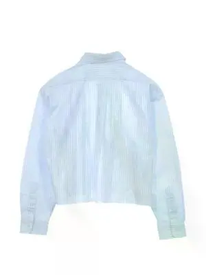 Miu Miu Stripe Cut-off Shirt