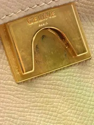 Celine 2010s Belt Leather Handbag - Neutrals