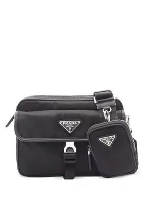 Prada 2020s Re-nylon Shoulder Bag - Black