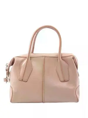TOD'S 2000s Mini D-styling Leather Tote Bag