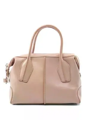 TOD'S 2000s Mini D-styling Leather Tote Bag
