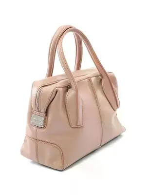 TOD'S 2000s Mini D-styling Leather Tote Bag