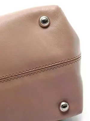 TOD'S 2000s Mini D-styling Leather Tote Bag