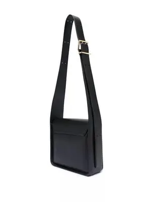 JIL SANDER Logo-stamp Leather Shoulder Bag