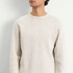 BEAMS Waffle Crew Neck Sweatshirt