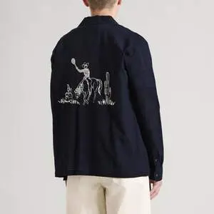 PALMES Western Camp Collar Shirt