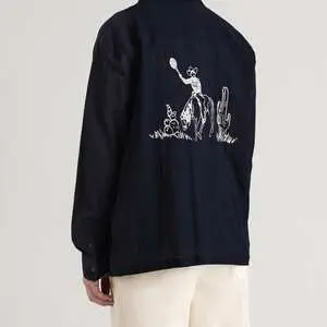 PALMES Western Camp Collar Shirt