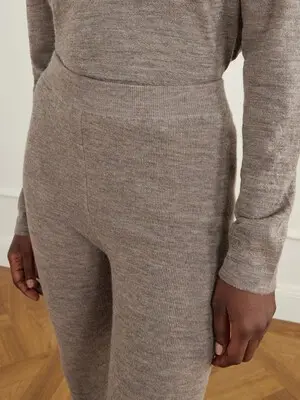 LAUREN MANOOGIAN Merino Wool-blend Stirrup Leggings