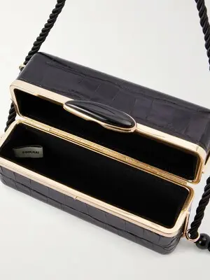 Simkhai Roma Croc-effect Leather Shoulder Bag
