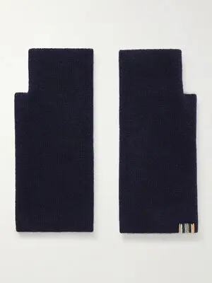 Extreme Cashmere Mouffle Knitted Cashmere-blend Fingerless Gloves