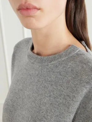 Extreme Cashmere The Be Classic Cashmere-blend Sweater