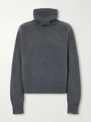 Extreme Cashmere Crop Xtra Cashmere Turtleneck