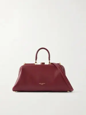 Dolce & Gabbana Grandma Medium Plongé Nappa Leather Top Handle Bag - Red