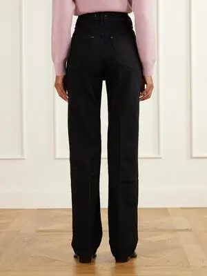 Ossou High-rise Straight-leg Jeans