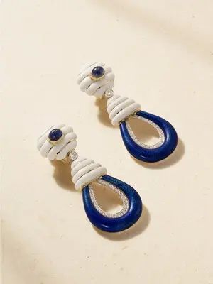 David Webb Gold Earrings