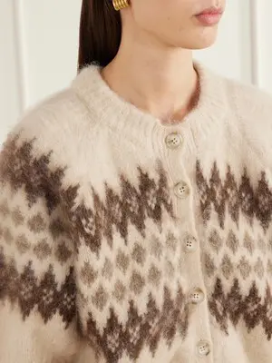 Citizens Of Humanity Molly Brushed Alpaca And Wool-blend Cardigan