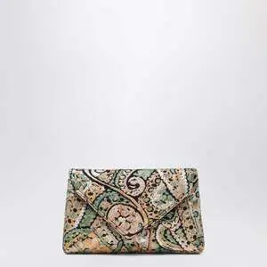 Dries Van Noten Multicolour Jacquard Fabric Clutch - Multicolor