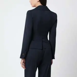 VIVIENNE WESTWOOD Navy Drunken Wool Jacket