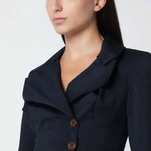 VIVIENNE WESTWOOD Navy Drunken Wool Jacket